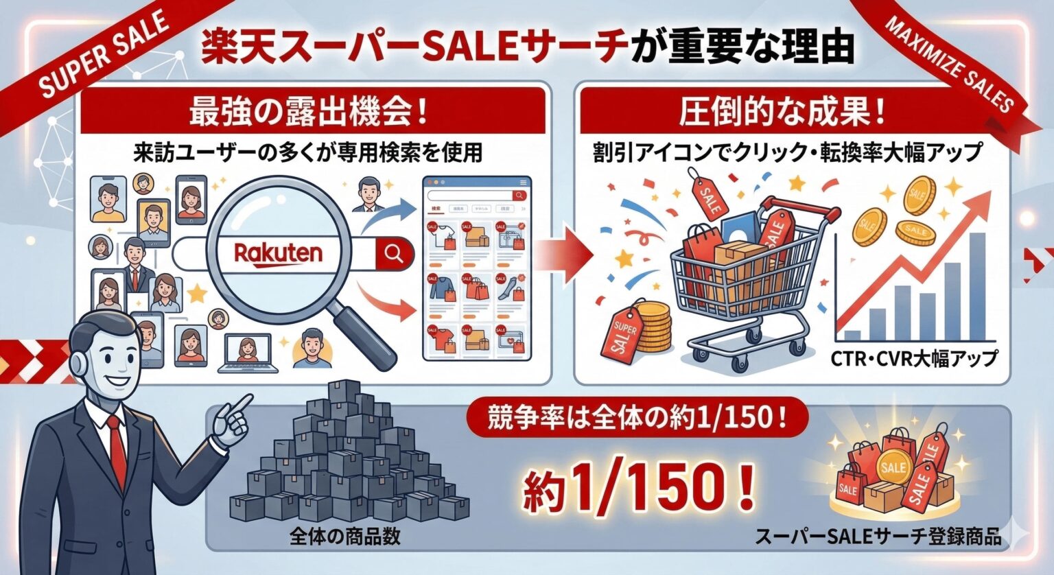 楽天スーパーSALEサーチの活用方法！申請からフルに活用する方法まで徹底解説 | ECPRO